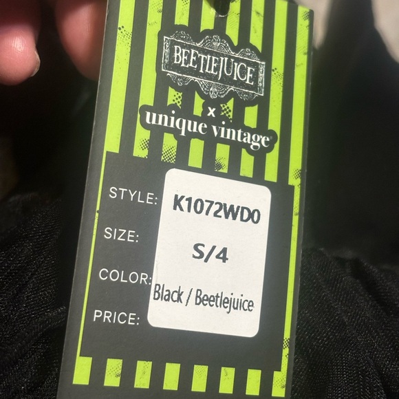 Unique Vintage | Dresses | Unique Vintage X Beetlejuice Retro Tulle Swing Dress New Sz 4 Beetle ...